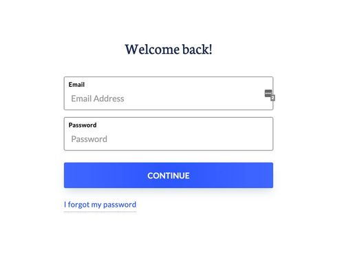 Login With Password | Free Webflow Component